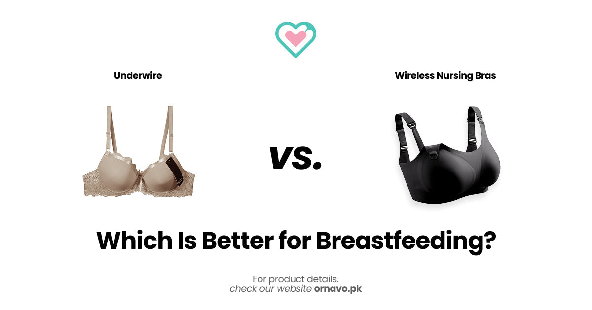 Underwire vs Wireless Nursing Bras: What to Choose – ORNAVO